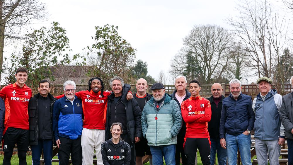 Fulham FC - Fulham players join our latest Walking Football Corner