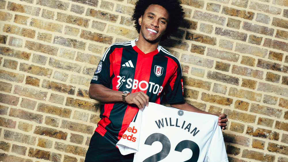 Fulham FC - Win a 24/25 Home Shirt signed by Willian