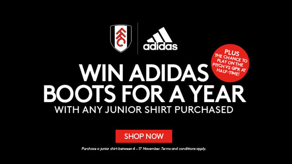 Fulham FC - Win adidas Boots For A Year
