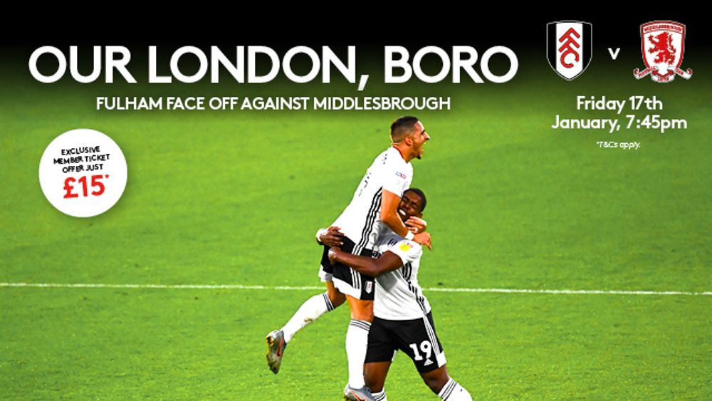 Fulham FC - Middlesbrough Tickets